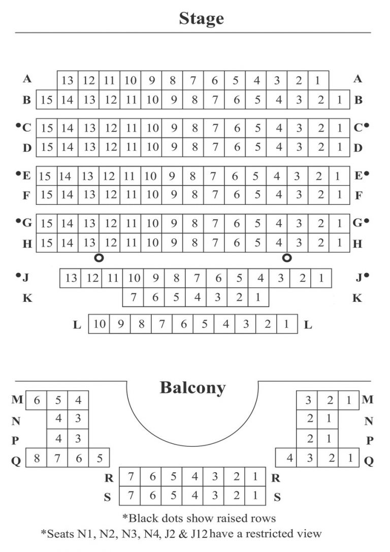 Seating Plan – Playhouse Whitstable